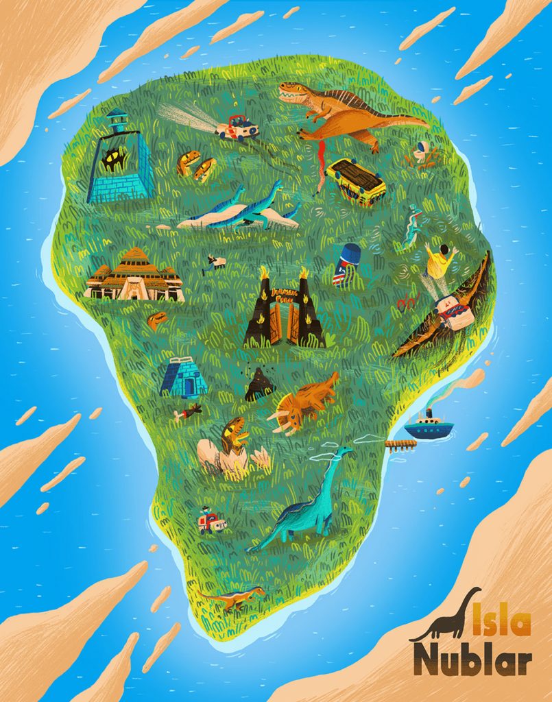 Jurassic Park - Scott Balmer - Illustration