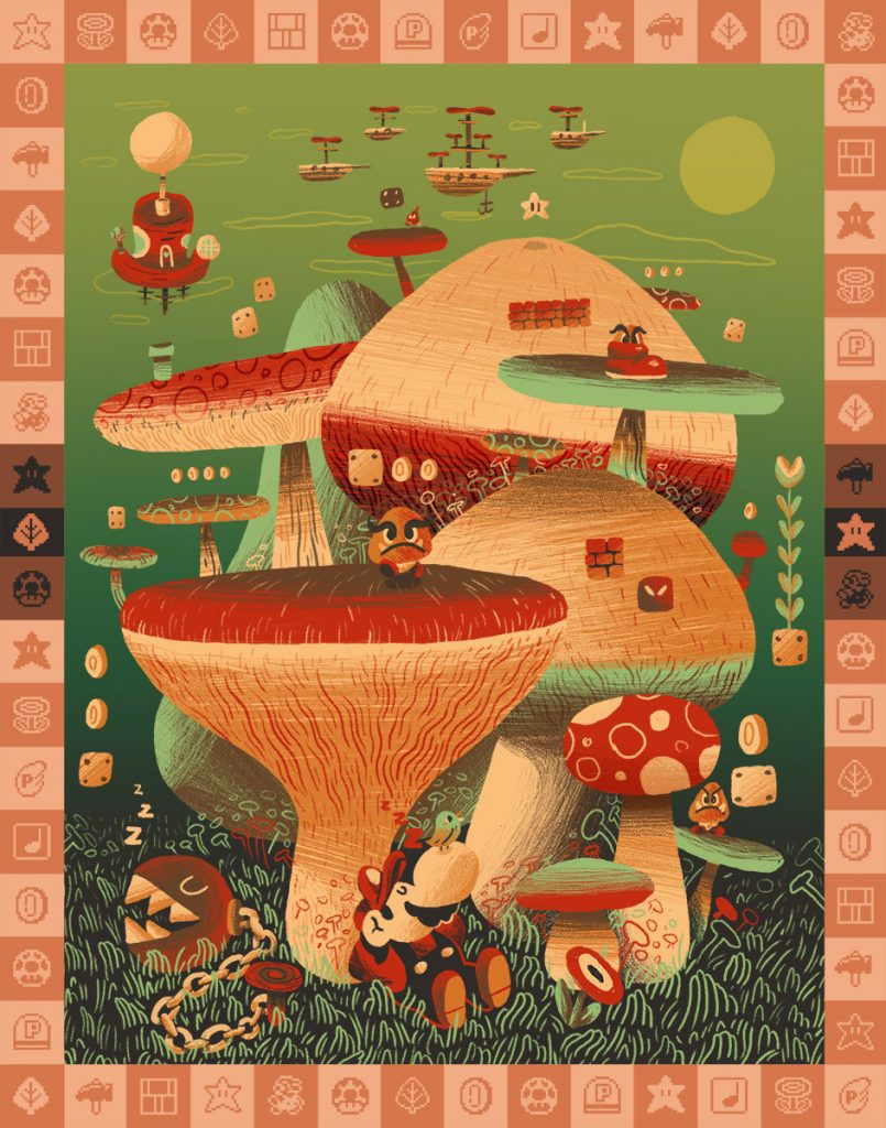 Super Mario Super Art Show - Scott Balmer - Illustration