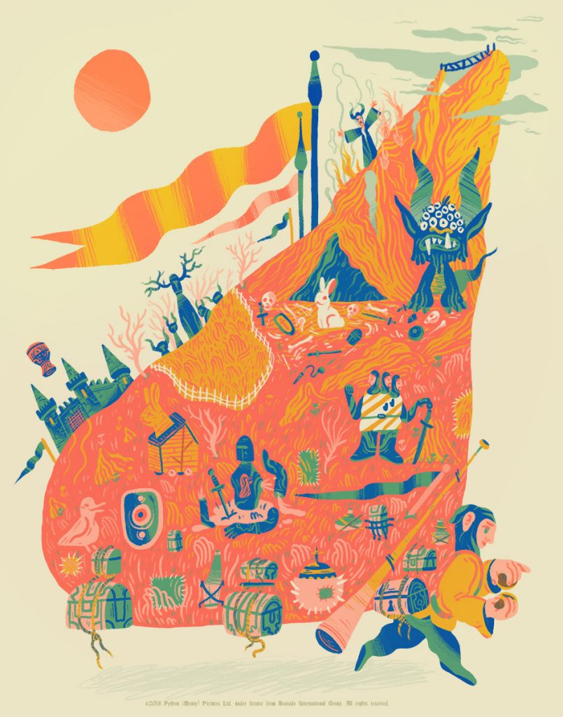 Monty Python Art Show Gallery 1988 - Scott Balmer - Illustration